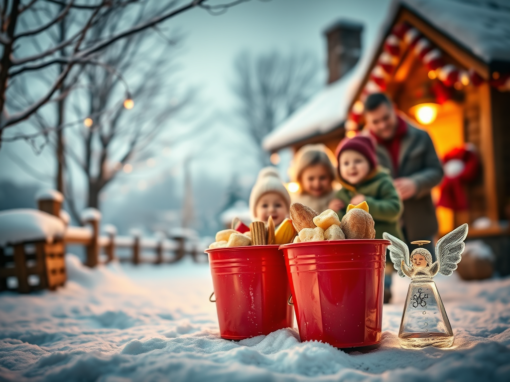 The Little Red Buckets – Christmas Stories